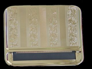 Cigarette paper rolling tins and machines